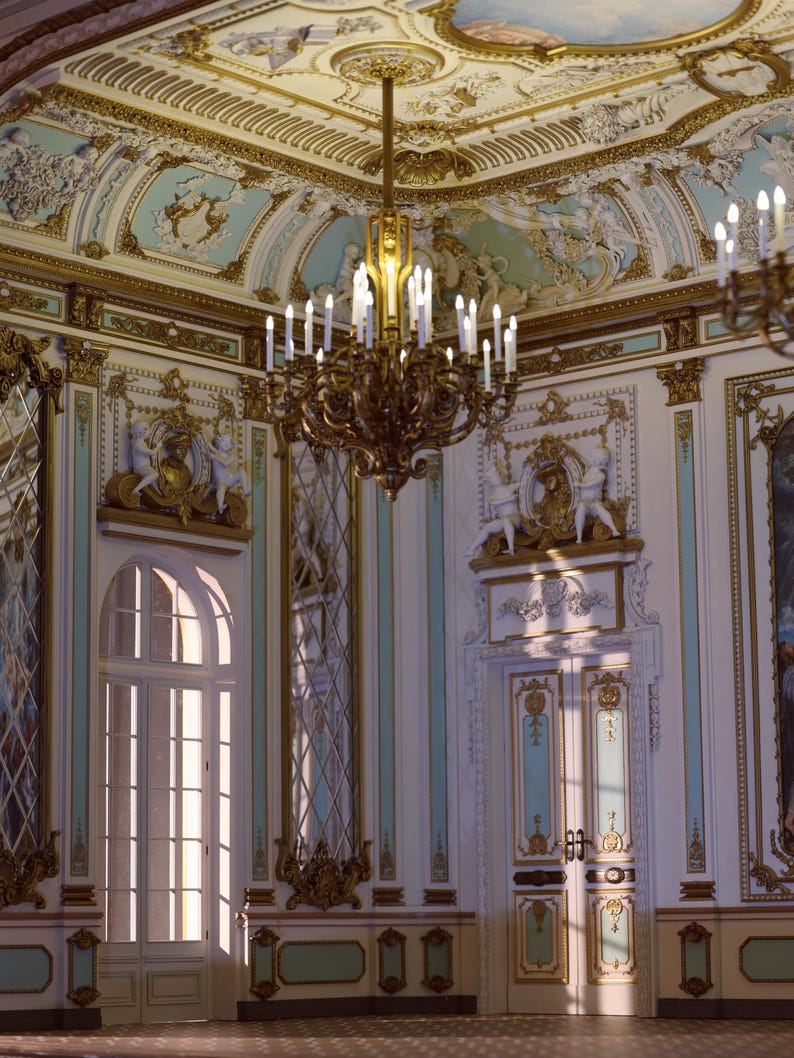 Miniature Baroque Magnificent Palace - Etsy