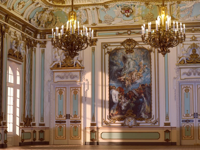 Miniature Baroque Magnificent Palace - Etsy