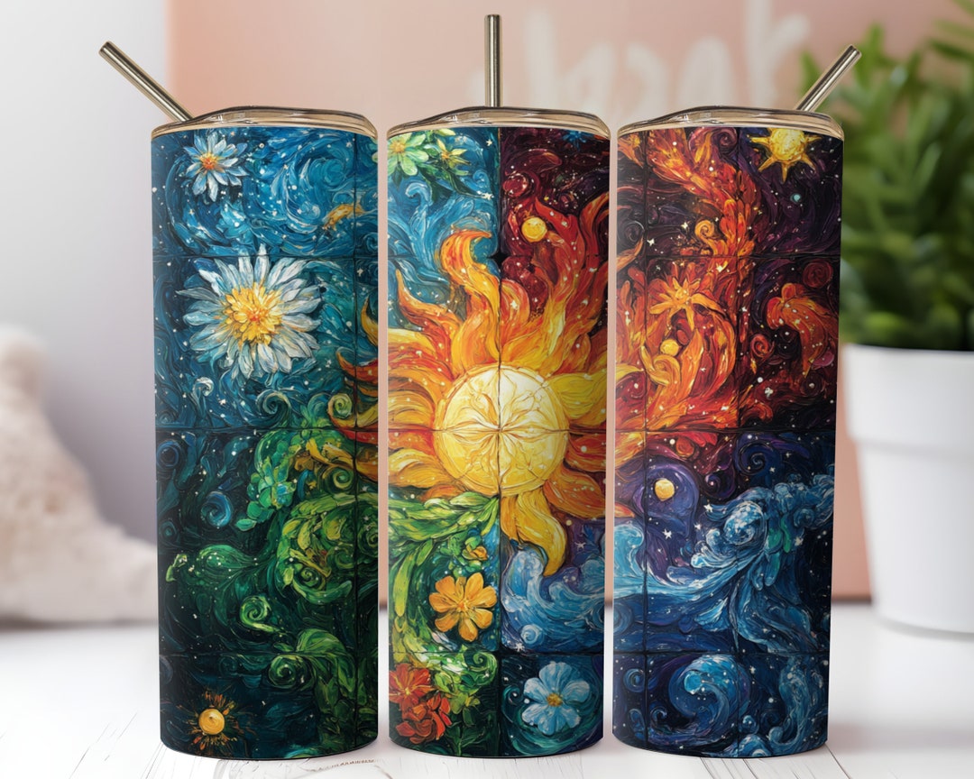 Galaxy Tumbler Wrap: Colorful Universe PNG Designs (digital Download ...