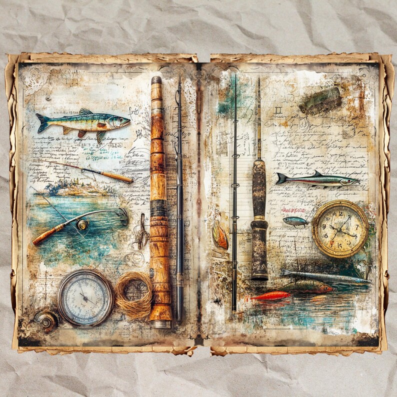 Hooked on Nostalgia – Vintage Fishing Ephemera Pack | Vintage Junk ...