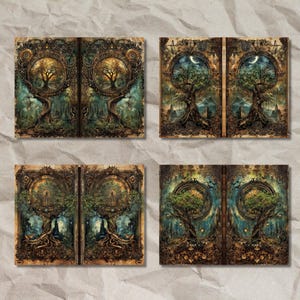 Spellbound Book Covers | Ancient Cover Pages Junk Journal Kit | Vintage ...