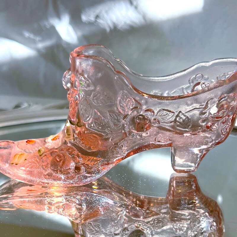Fenton Glass Slipper - Etsy