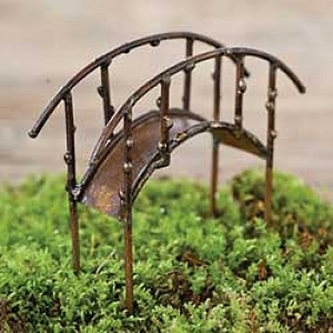 Miniature Fairy Garden Rustic Bridge by Jeremie Corp. - Etsy