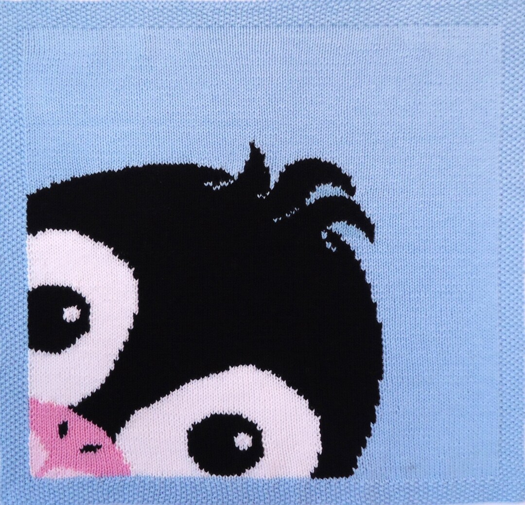 Penguin Baby Blanket Knitting Pattern - Etsy
