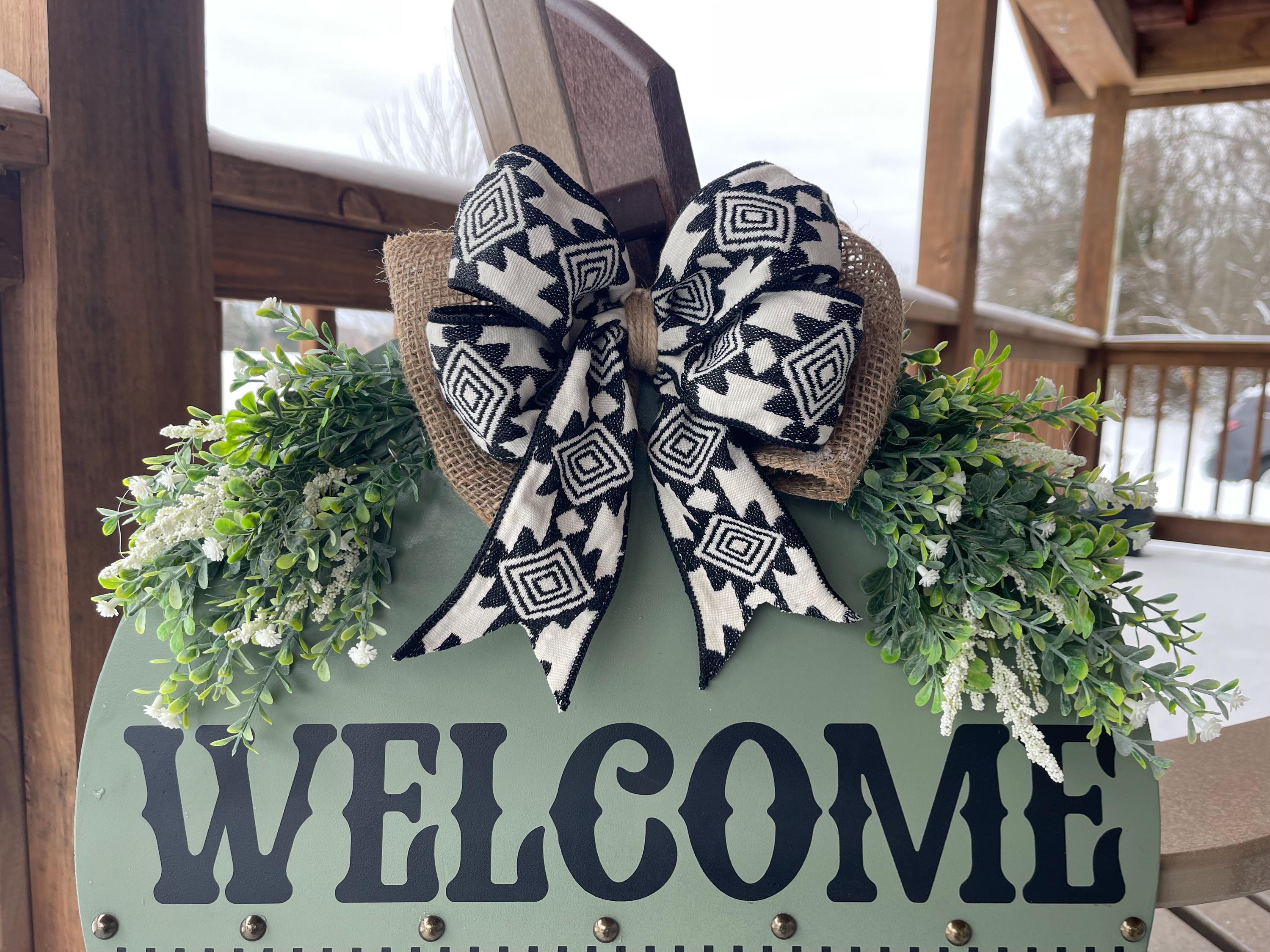 Boho/western 18” Door Hanger - Etsy