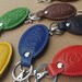 Handmade Vespa Italian Leather Key Chain Key Ring 10 Colours Piaggio PX ...