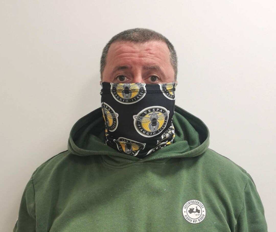 Piaggio Vespa Snood: Thermal Scooter Mask Neck Warmer - Etsy