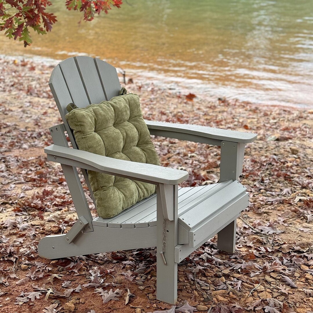 Green Corduroy Chair Cushion Seat Cushions Square Kitchen Chair Cushion ...