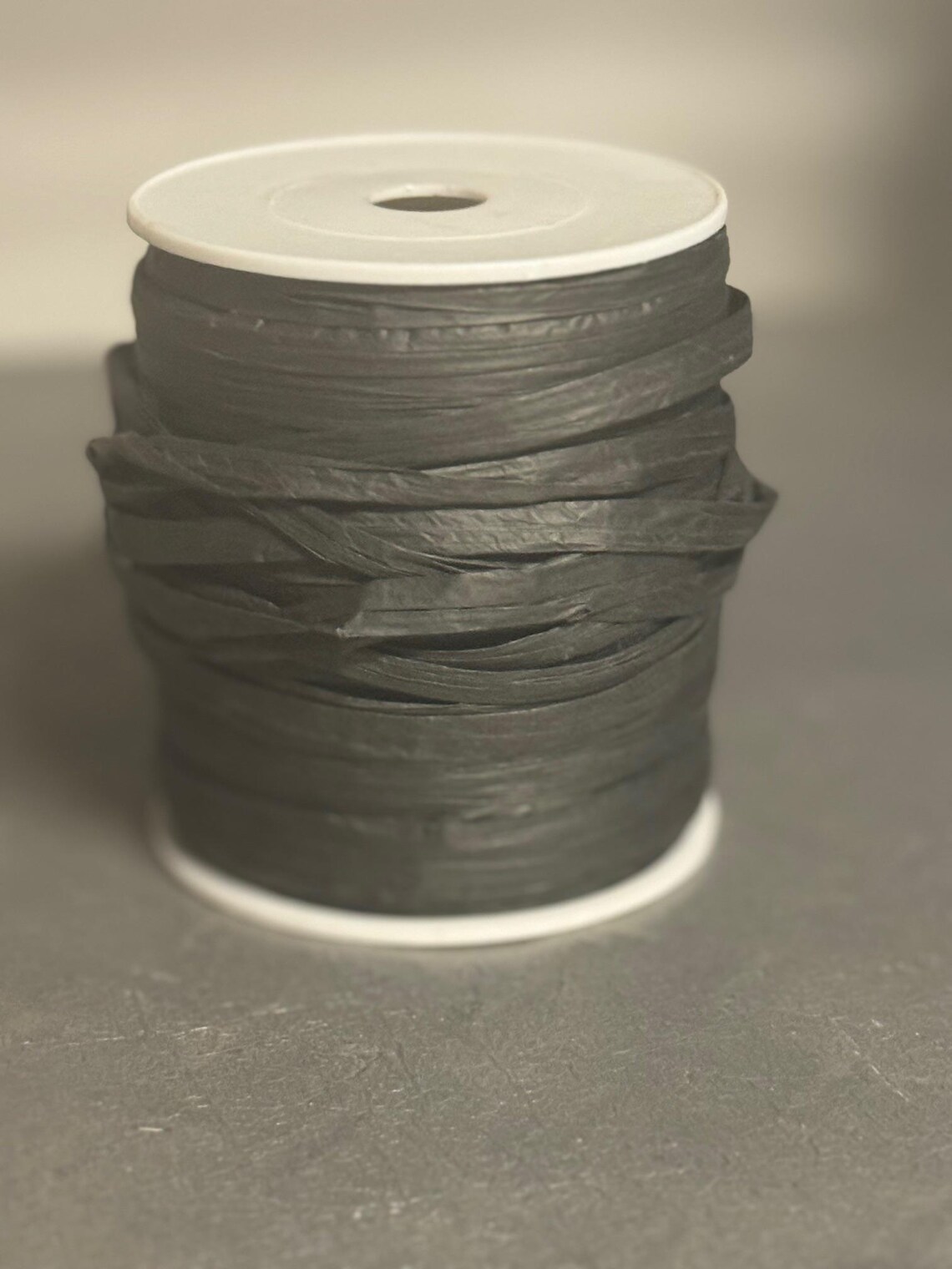 Matte Black Raffia 1/4 X 100 Yards of Raffia Ribbon for Gift Wrapping ...