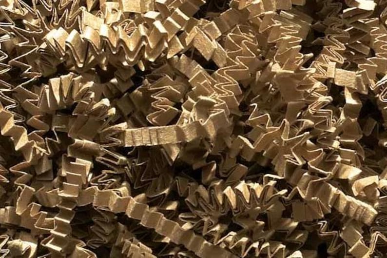 Kraft Brown Crinkle Cut Crinkle Paper Gift Basket Wrap Favor Box Shred ...