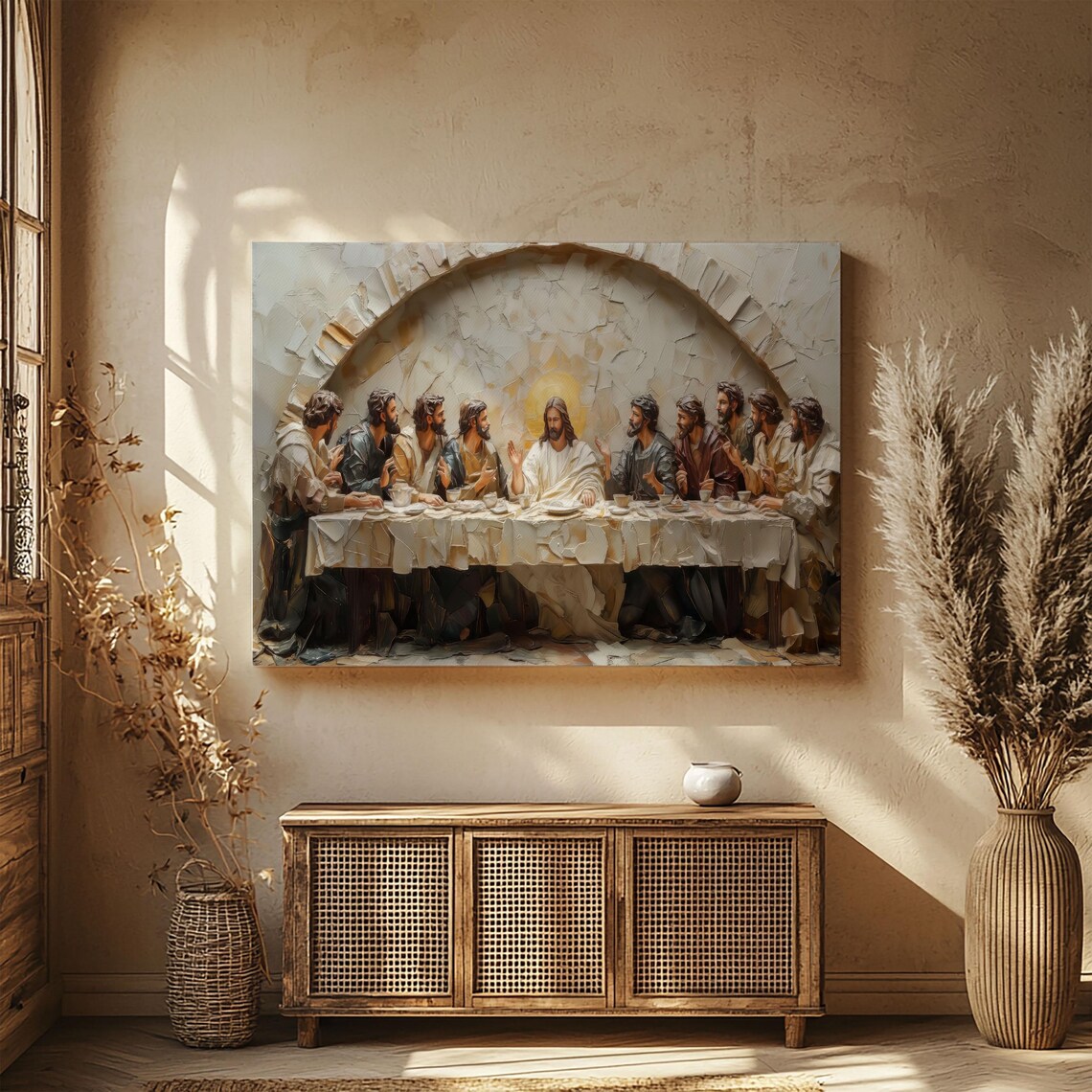 Last Supper Canvas Print, Religious Wall Art - Etsy