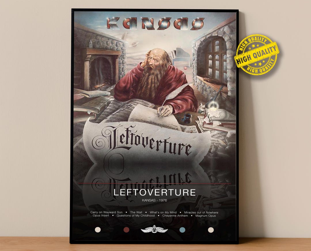 Kansas Poster | Leftoverture Poster | Album Poster Prints | Wall Decor ...
