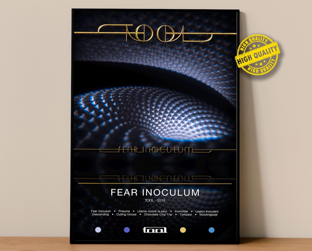 Tool Poster | Fear Inoculum Poster | Album Poster Prints | Wall Decor ...
