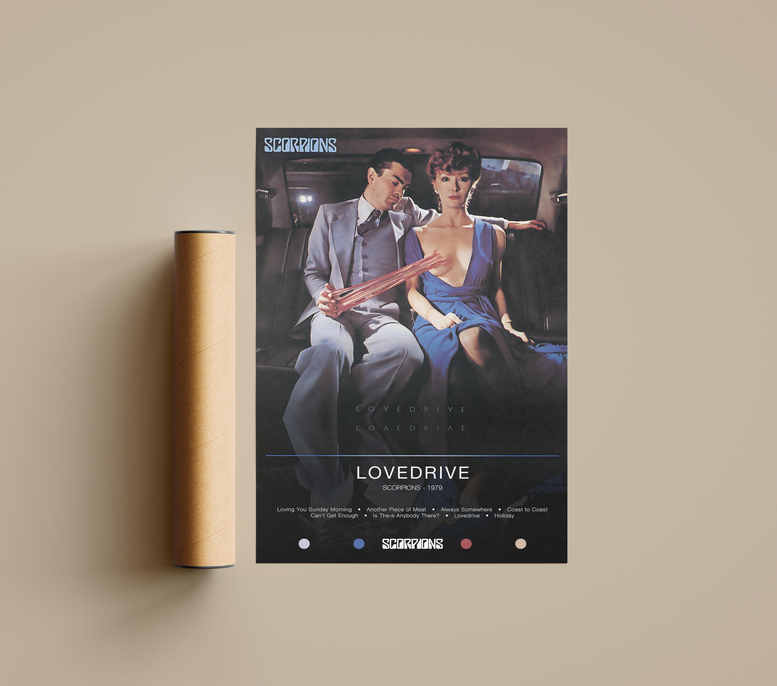 Scorpions Poster Lovedrive Poster Album Poster Prints Wall Decor Posters Album Cover Rock Music ...