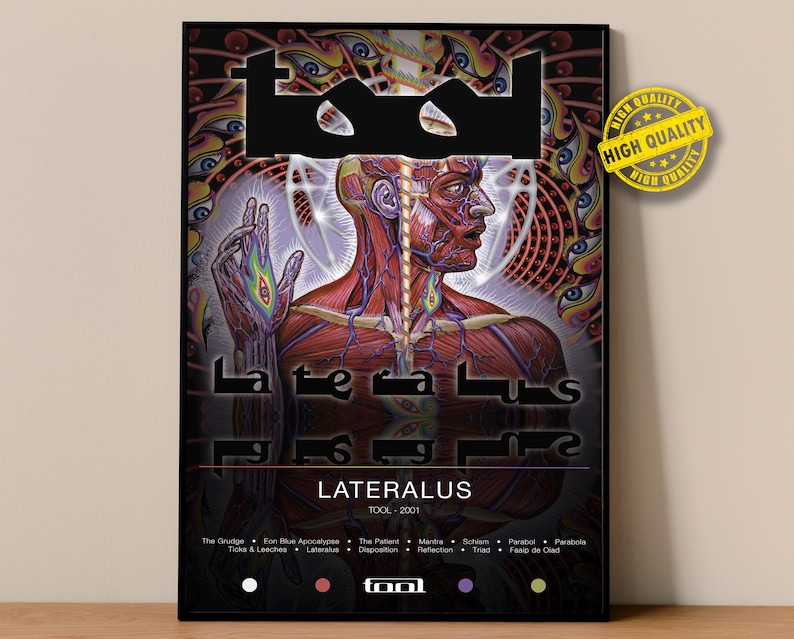 Tool Poster | Lateralus Poster | Album Poster Prints | Wall Decor ...