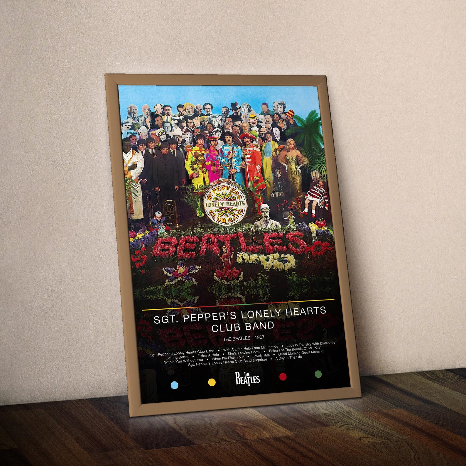 The Beatles Poster | Sgt. Pepper's Lonely Hearts Club Band Poster ...