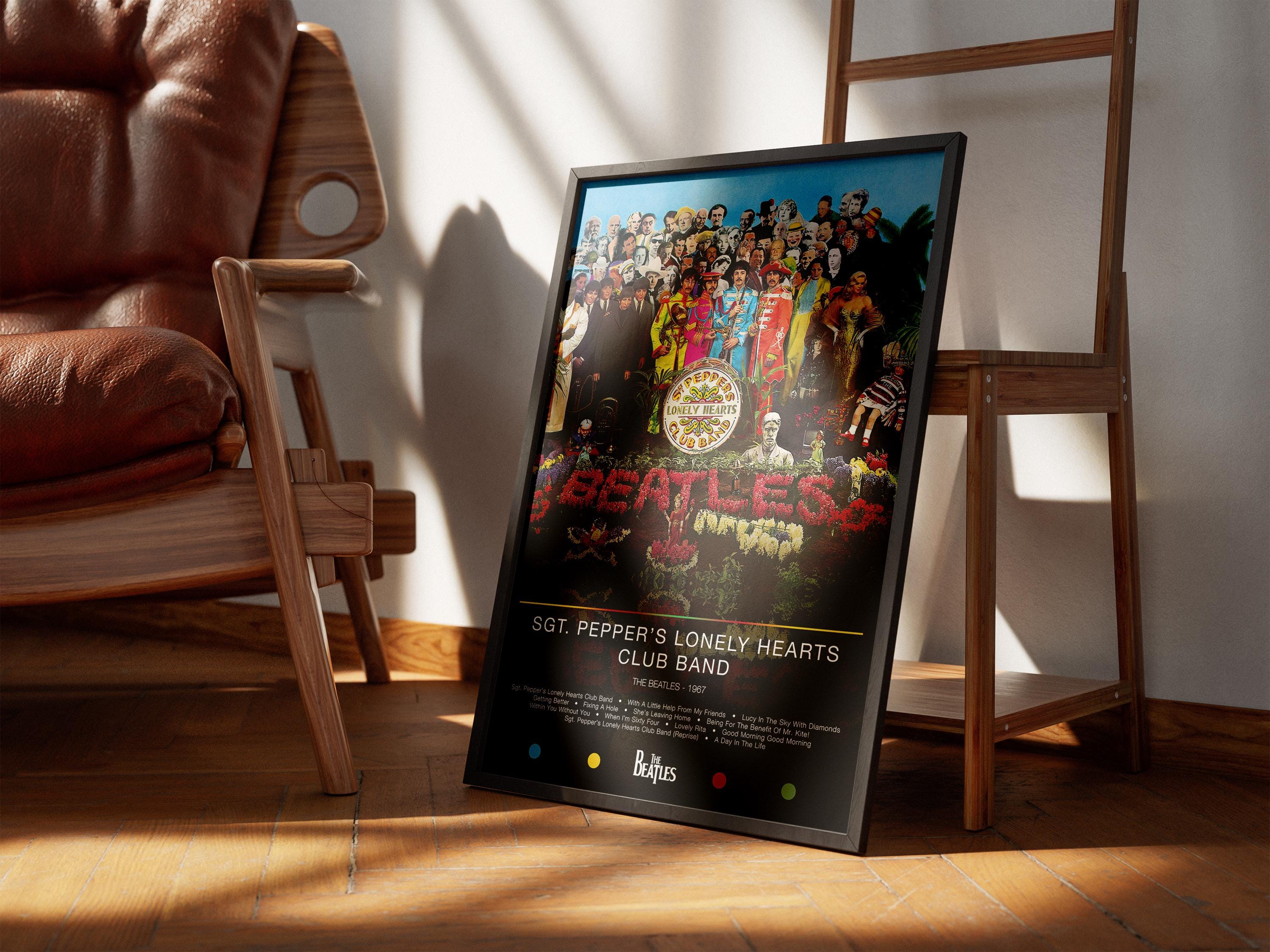 The Beatles Poster | Sgt. Pepper's Lonely Hearts Club Band Poster ...