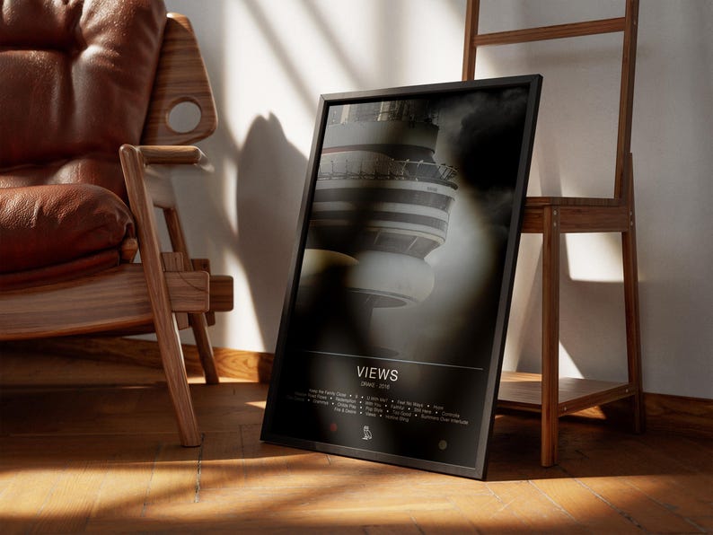 Drake Poster | Views Poster | Album Poster Prints | Wall Decor Posters ...