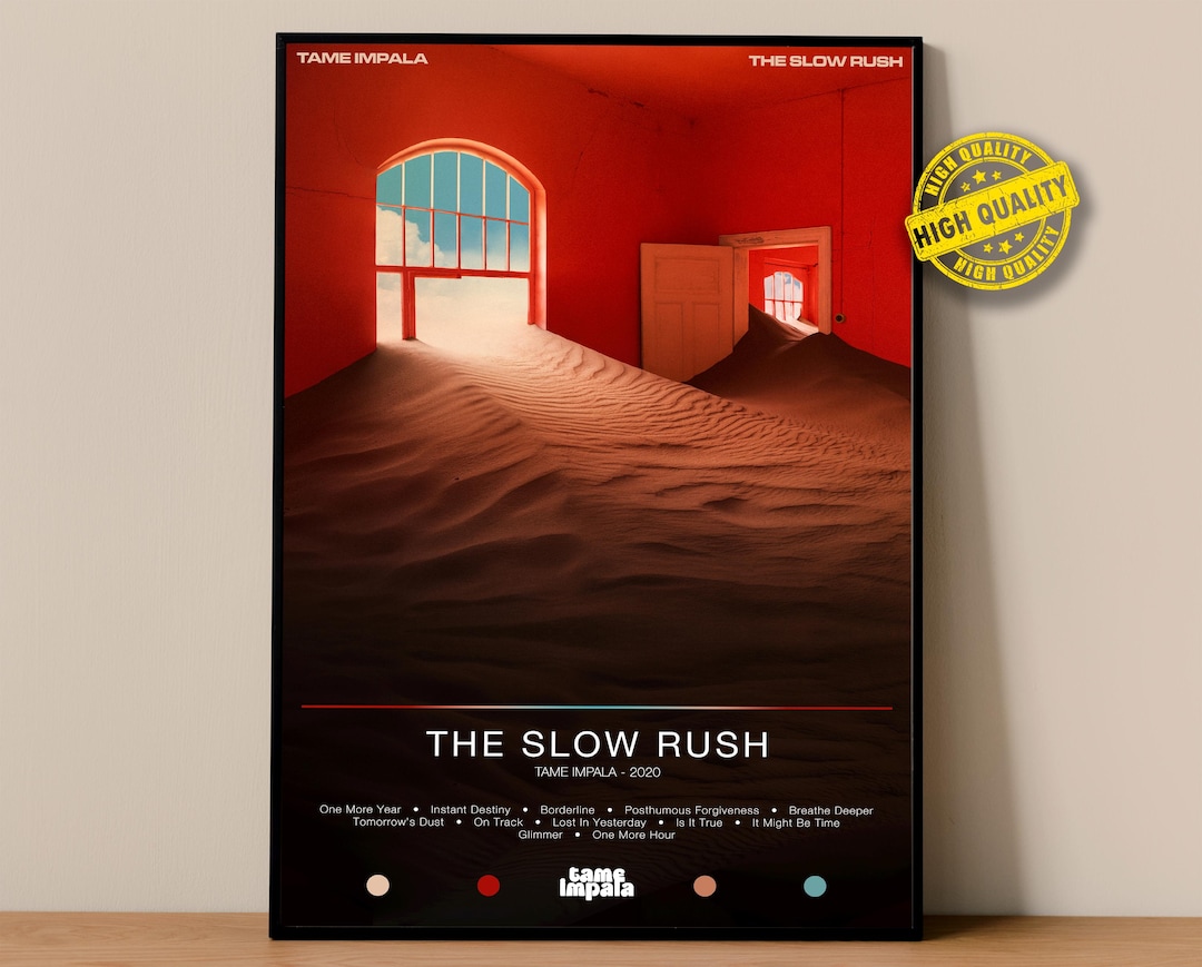 Tame Impala Poster | the Slow Rush Poster | Album Poster Prints | Wall ...