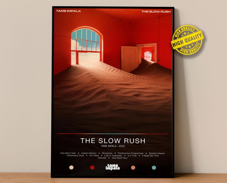 Tame Impala Poster | the Slow Rush Poster | Album Poster Prints | Wall ...