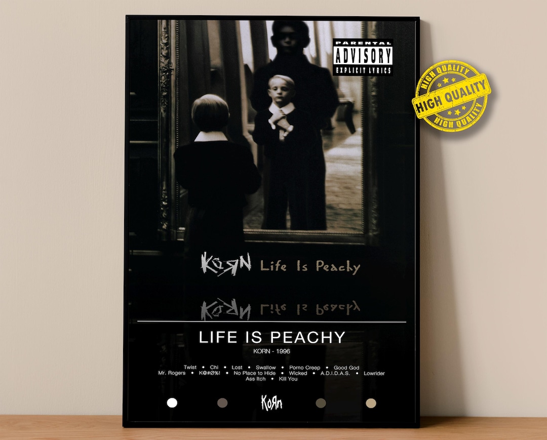 Korn Poster | Life is Peachy Poster | Album Poster Prints | Wall Decor ...