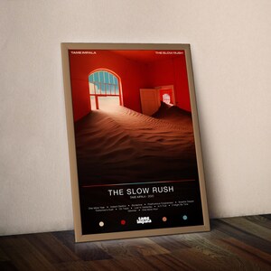 Tame Impala Poster the Slow Rush Poster Album Poster Prints Wall Decor ...