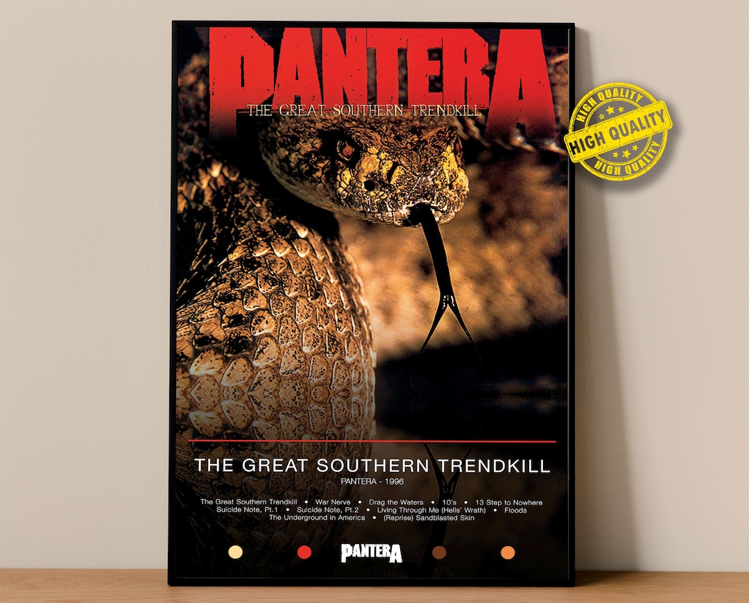 Pantera Poster the Great Southern Trendkill Poster Album Poster Prints ...