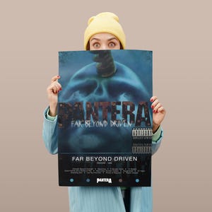 Pantera Poster Far Beyond Driven Poster Album Poster Prints Wall Decor ...