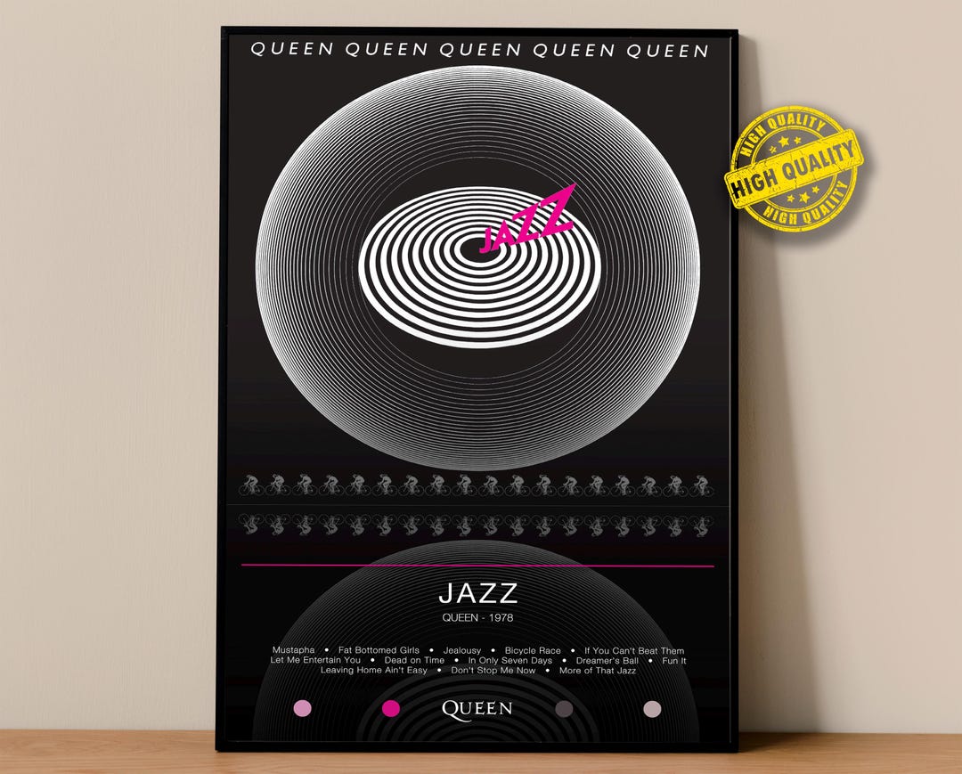 Queen Poster Jazz Poster Album Poster Prints Wall Decor Posters Album ...