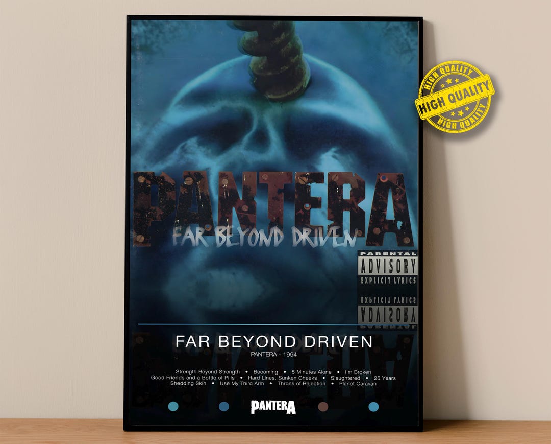 Pantera Poster | Far Beyond Driven Poster | Album Poster Prints | Wall ...