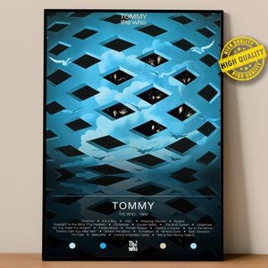 The Who Poster Tommy Poster Album Poster Prints Wall Decor Posters ...