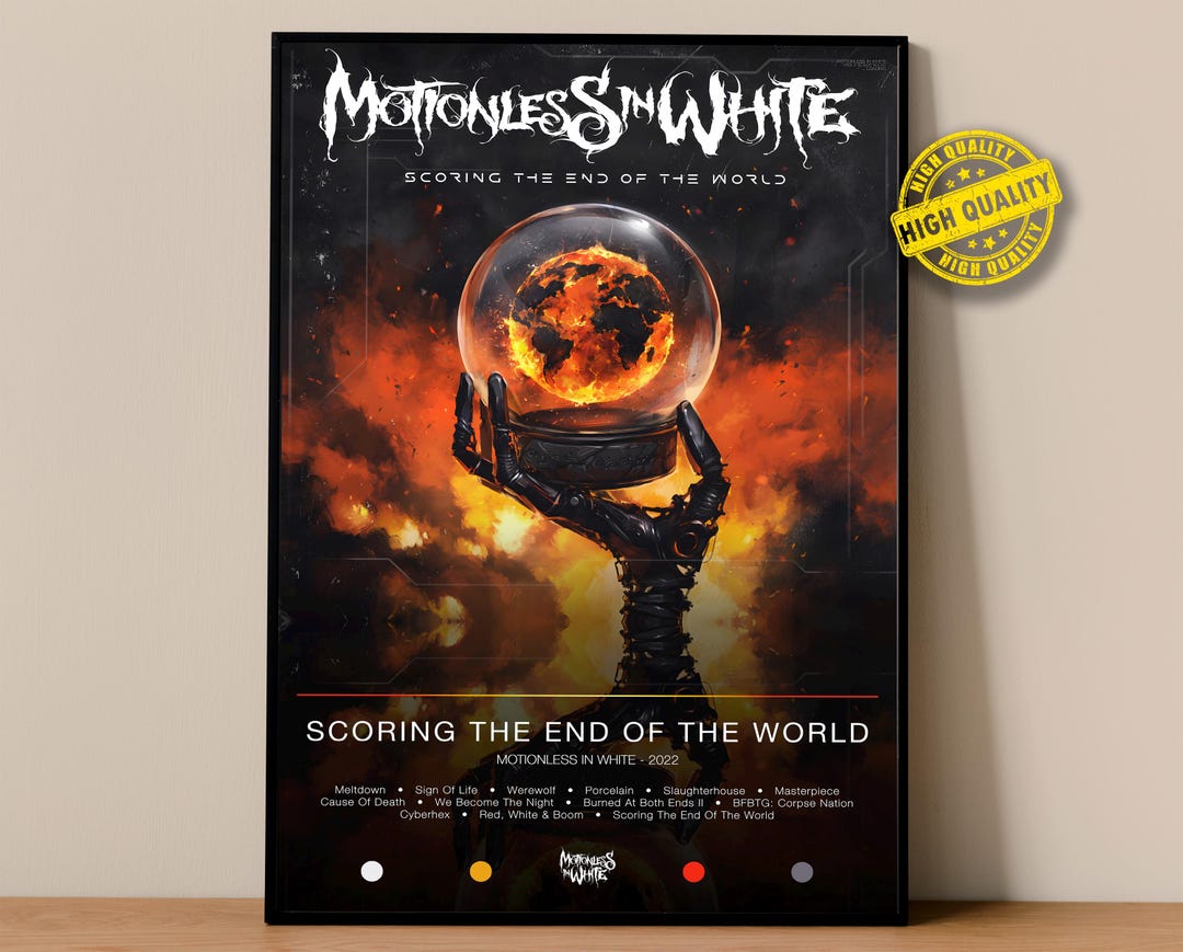 Motionless in White Poster Scoring the End of the World Poster Album ...