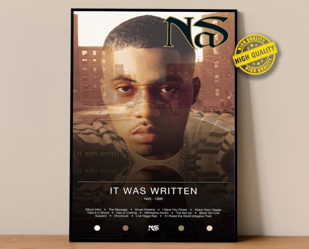 Nas Poster It Was Written Poster Album Poster Prints Wall Decor Posters ...