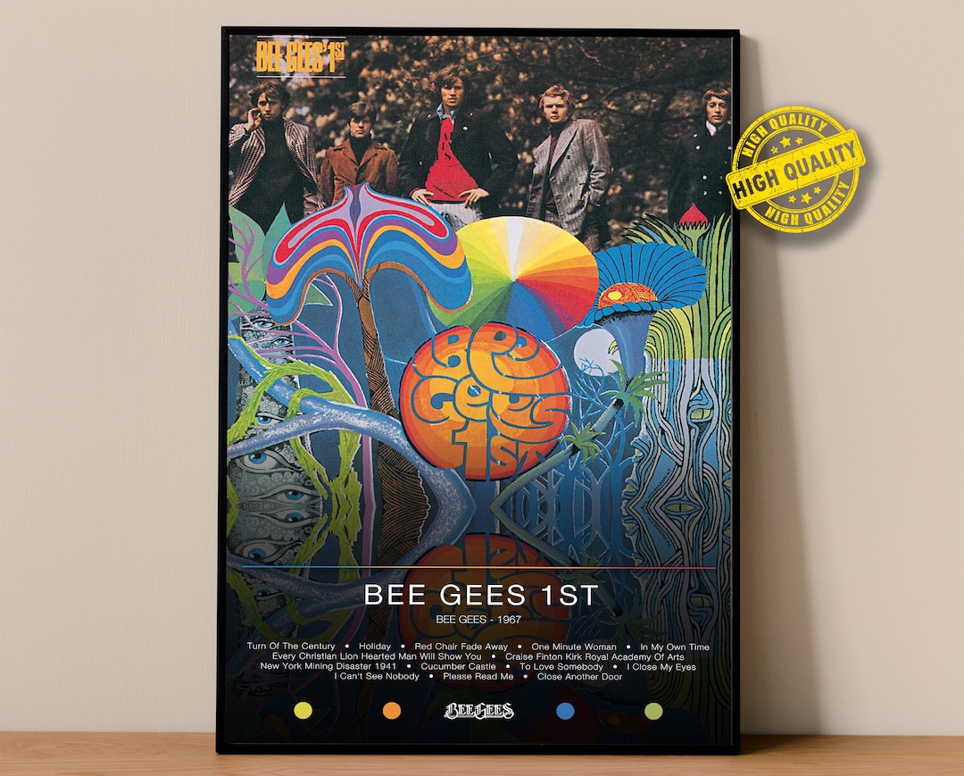 Bee Gees Poster Bee Gees 1st Poster Album Poster Prints Wall Decor ...