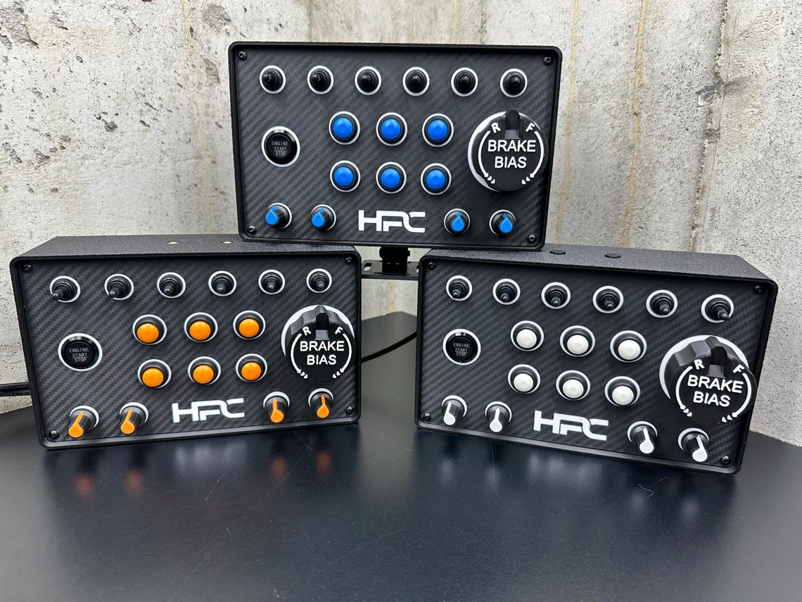 Sim Racing Button Box With ARGB and PC Power Button - Etsy