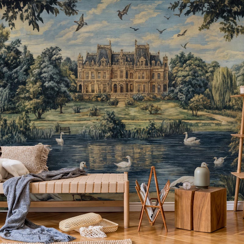 Parisian Mural Wallpaper - Etsy UK