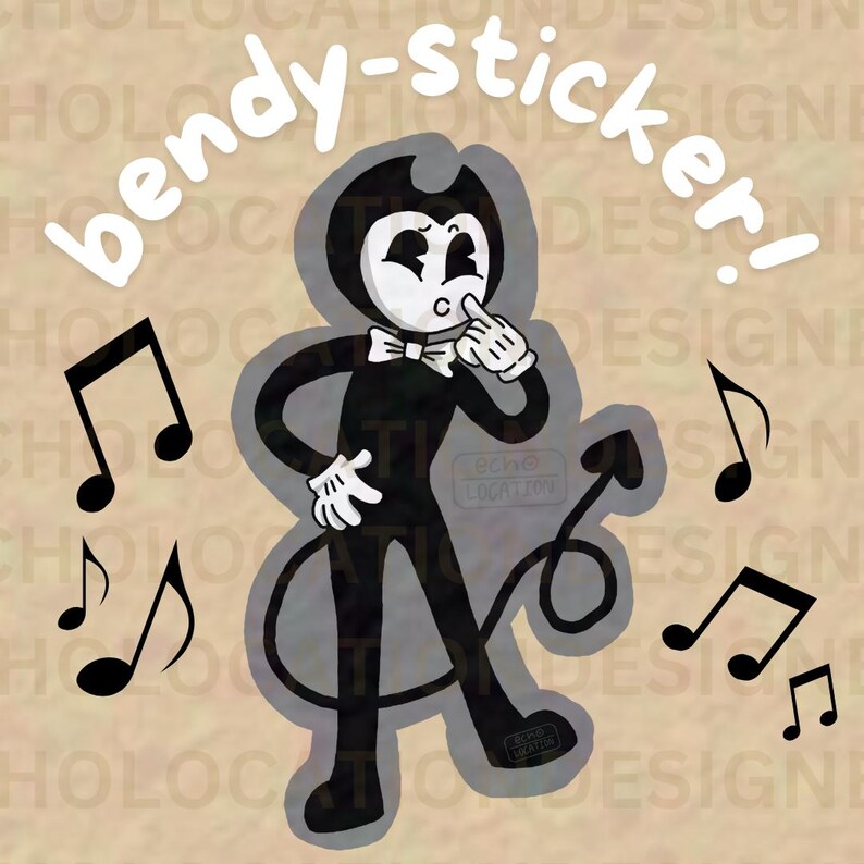 Bendys Ink STICKER - Etsy