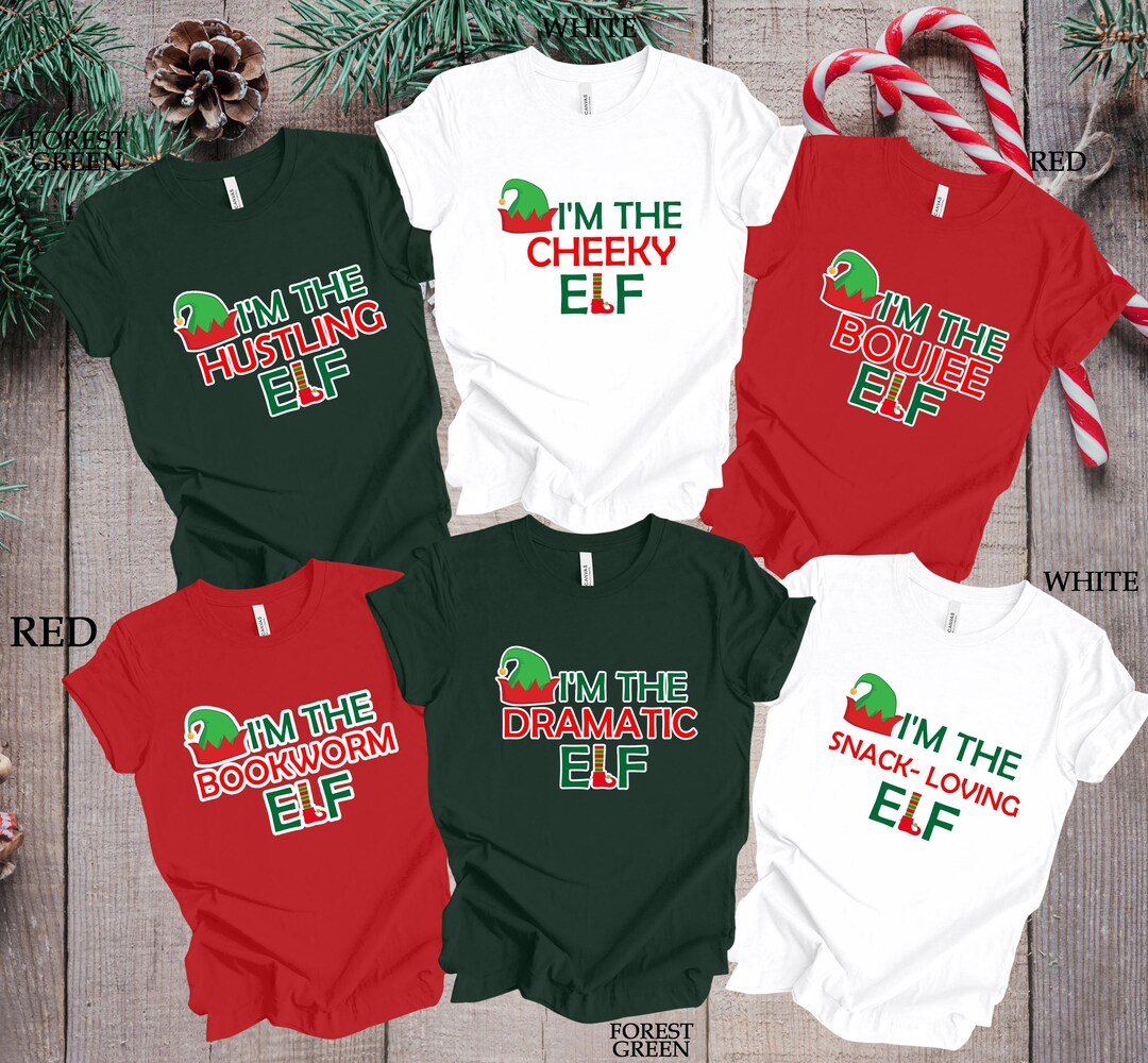 Custom Elf Shirt, Christmas Family Matching, Custom the Elf Shirt ...