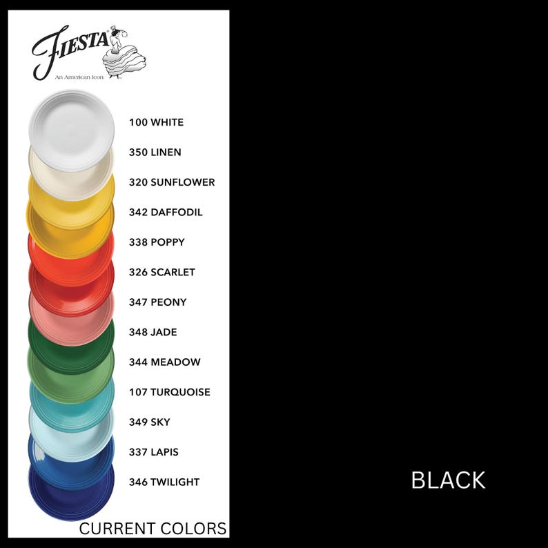 FIESTAWARE Favorites Current Colors– Salt & Pepper Shakers – Item #497 ...