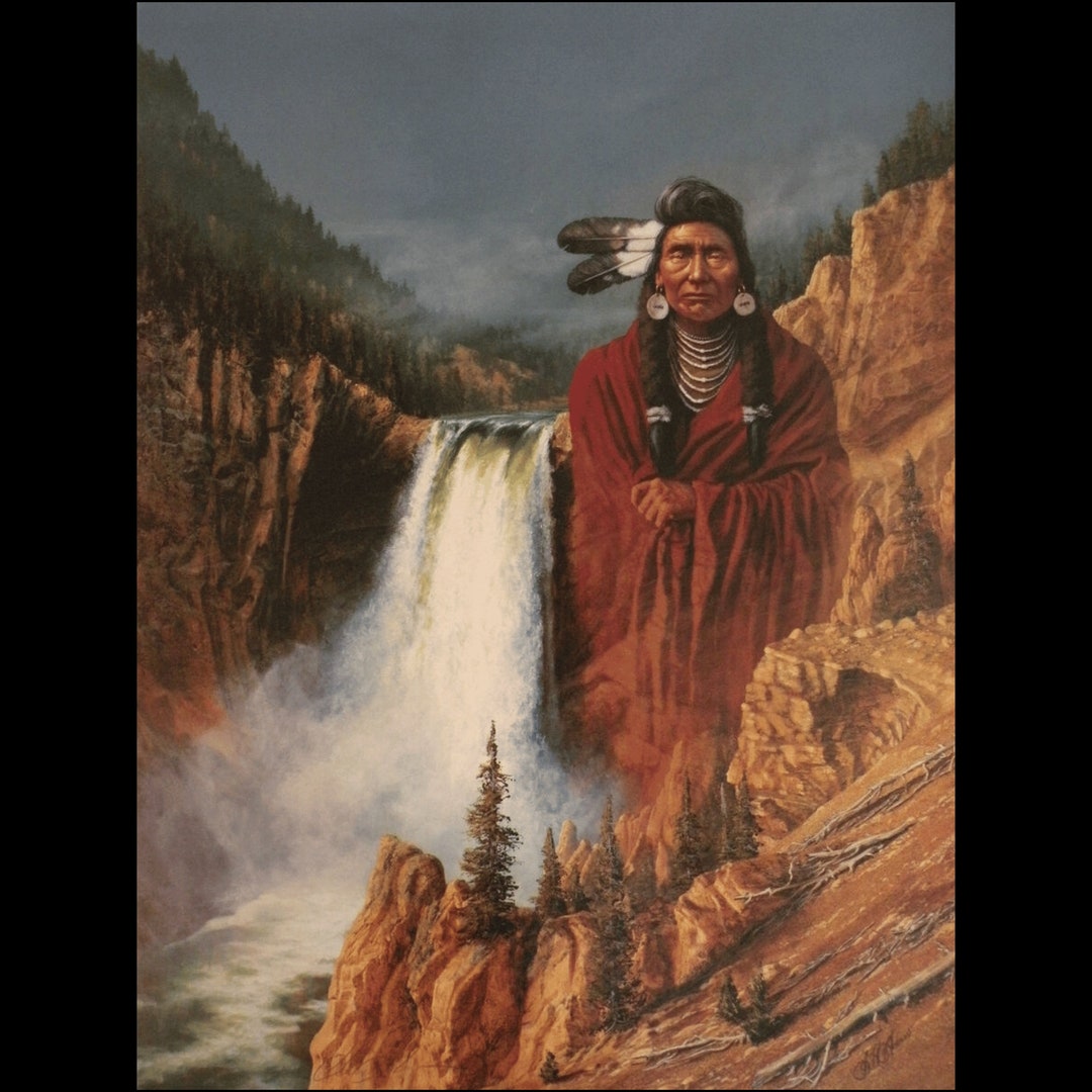 LIMITED EDITION Spirit of the Land by Hermon Adams 136/1000 - Etsy