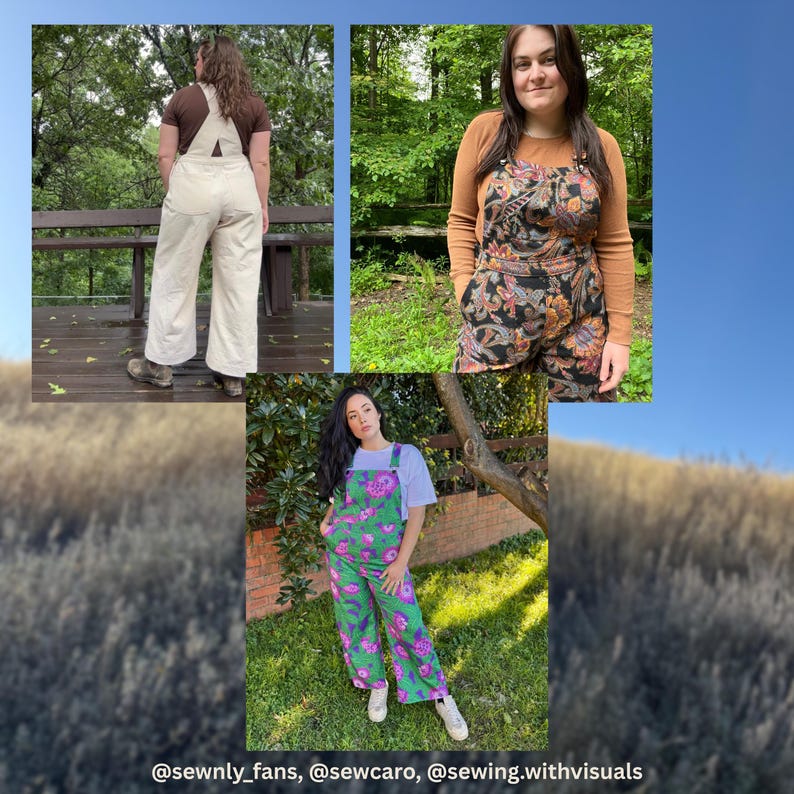 Heritage Overalls PDF Sewing Pattern | Size Inclusive | Intermediate - Etsy