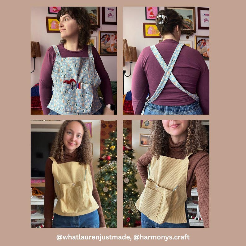 Maker's Pocket Apron PDF Sewing Pattern | Size Inclusive | Adventurous ...