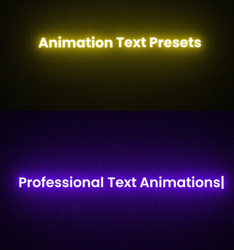 Text Animation PRO | Wiggly Glow Presets for After Effects | Neon ...
