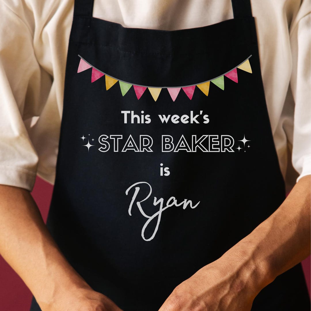 Personalized Star Baker Apron: Custom GBBS Gift - Etsy