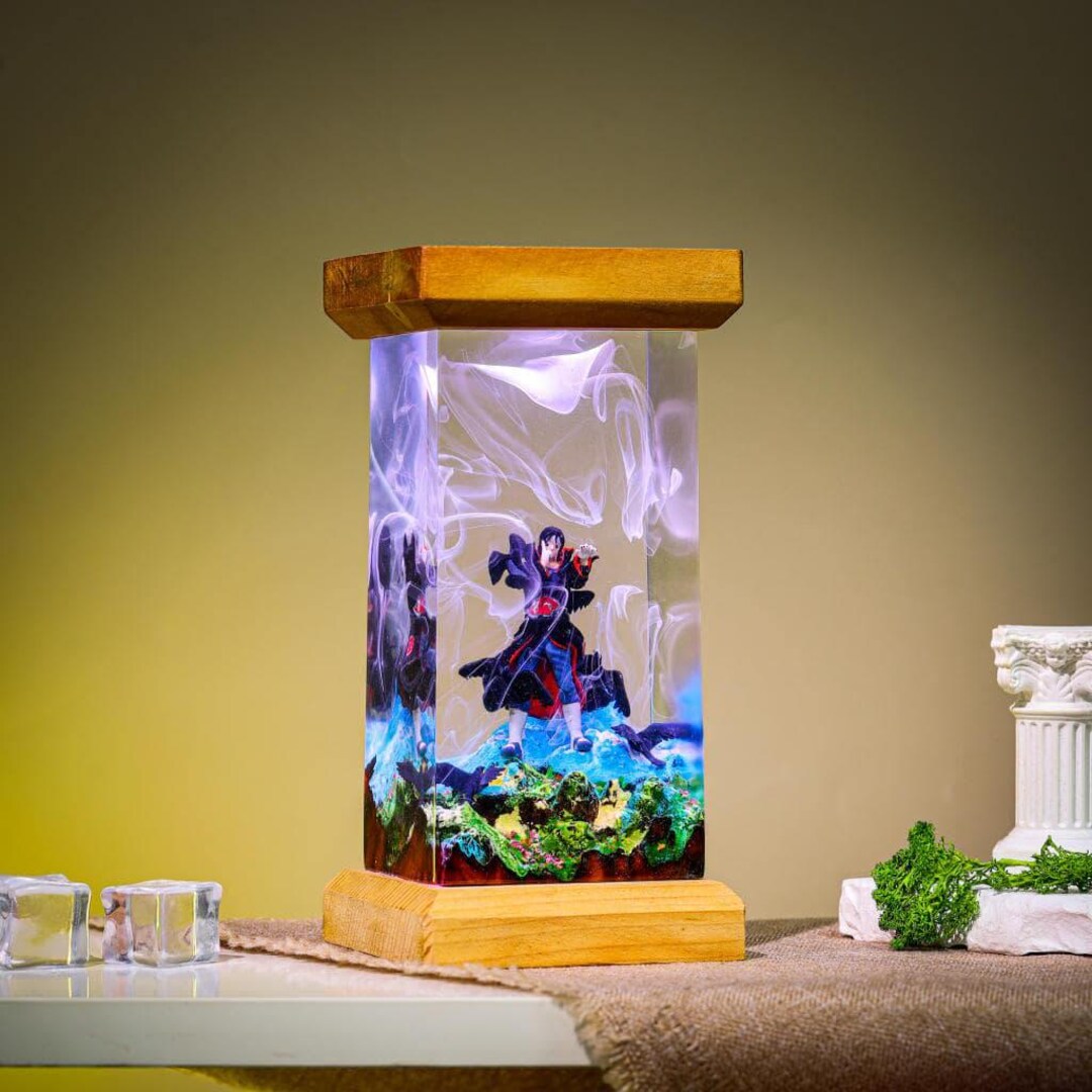 Itachi Uchiha From Naruto Resin Night Light Night Light, LED Anime ...
