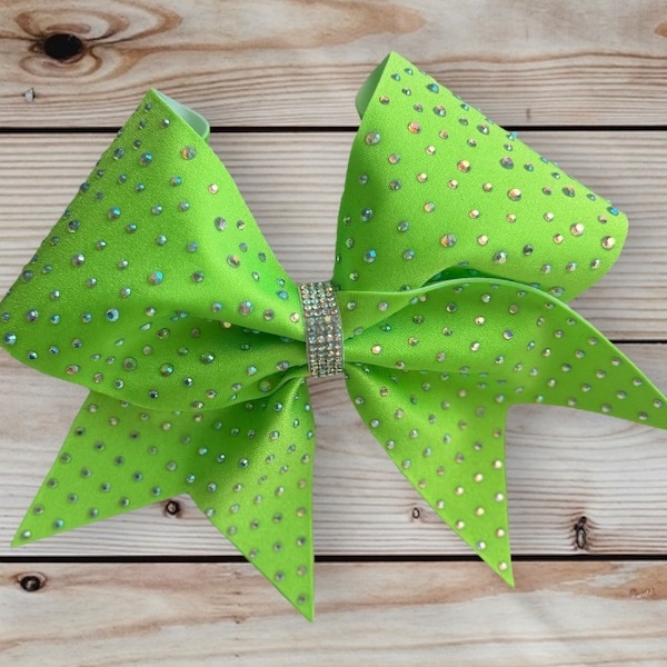 Green Cheer Bow - Etsy