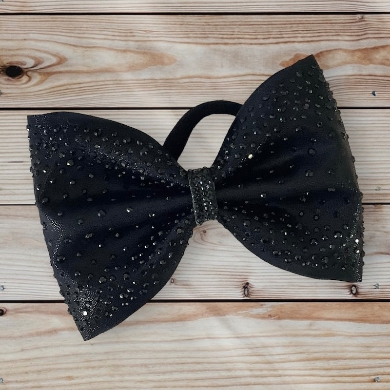 Rhinestone Cheer Bow - Etsy