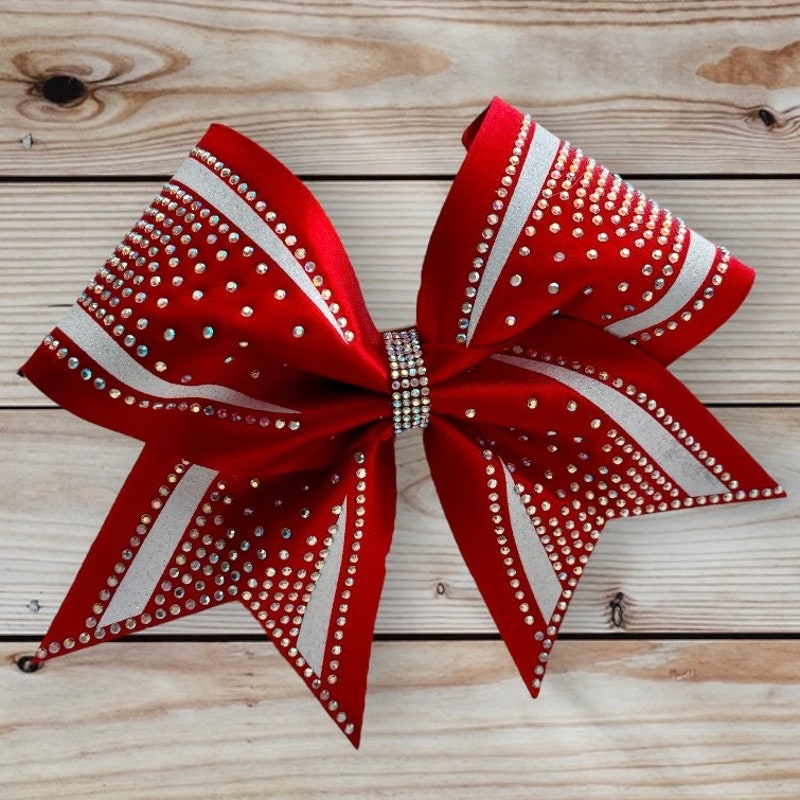 Red Cheer Bow - Etsy