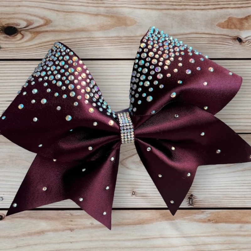 Maroon Cheer Bows - Etsy