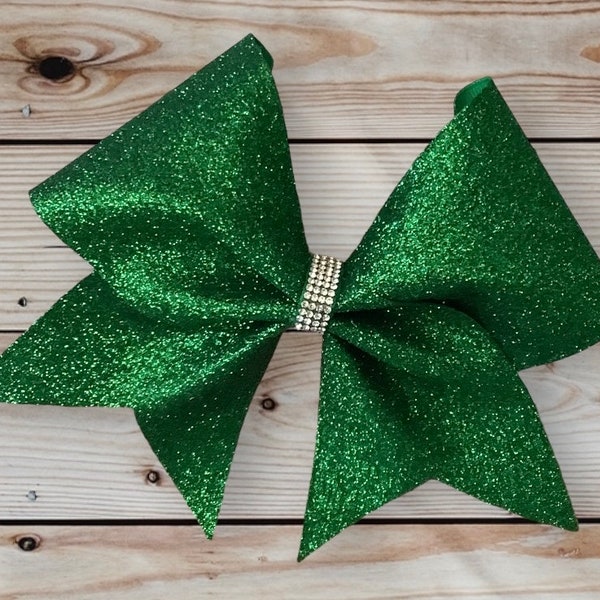 Green Cheer Bow - Etsy